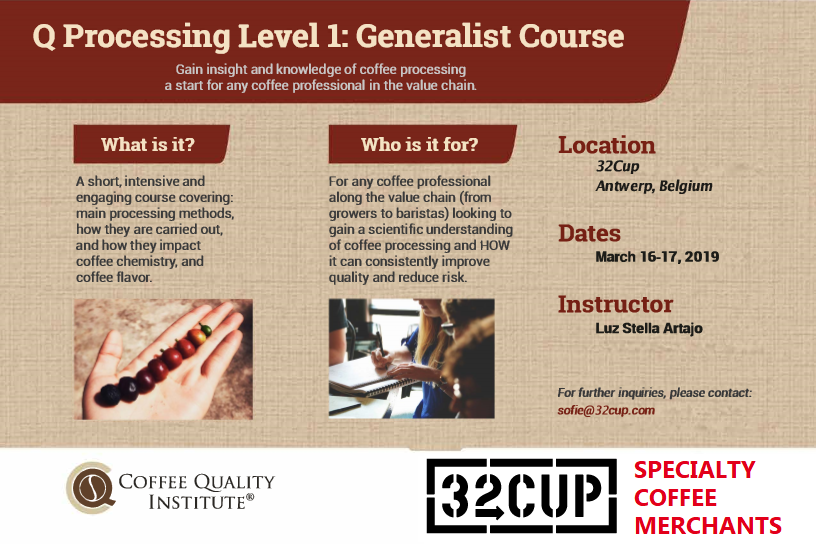 Sucafina: Register Now for Q Processing Course